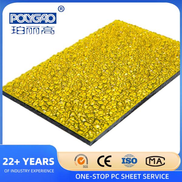 Quality Manufacturer Wholesale Plastic Products Solid Embossed Polycarbonate Sheet for sale