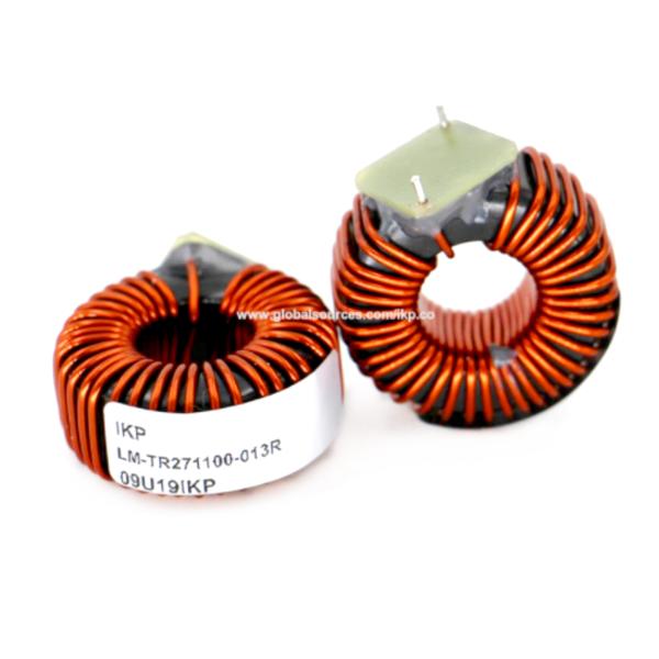 Quality IKP Designed 47uH Fixed Vertical Sendust Core Differential Mode Power Choke Coils for sale