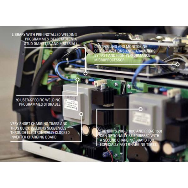 Quality PRO-C 1500 Capacitor Discharge Welding Machine , Inverter Type Stud Welding for sale
