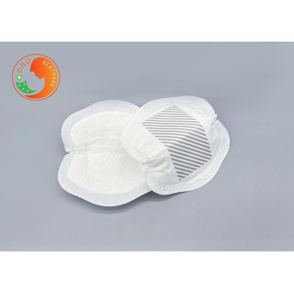 Quality 3D Contoured Organic Disposable Breast Pads With Highly Absorbent Inner Core for sale