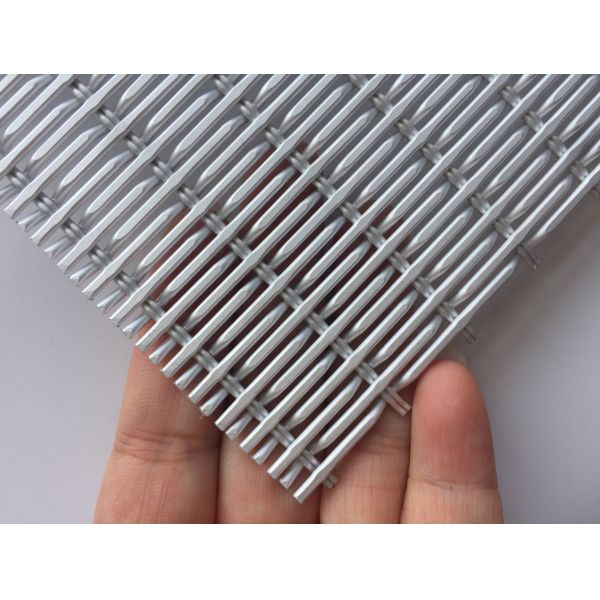 Quality Custom Architectural Metal Mesh / Cabinet Metal Mesh Panel With PVD Treatment for sale