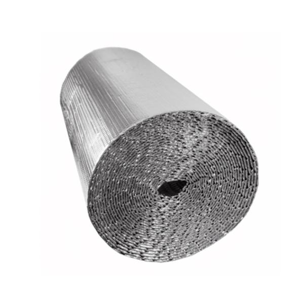 Quality Metallic Double Bubble Wrap Aluminium Bubble Foil Insulation For Roof for sale