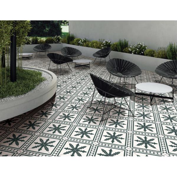 Quality Clay Indoor Porcelain Tiles 20x20cm Carpet Style Ceramic Floor Wall for sale