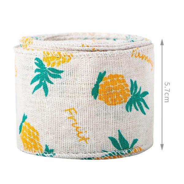 Quality Wired Burlap Ribbon Embellishment for Spring Decoration Wired Linen Ribbon for sale