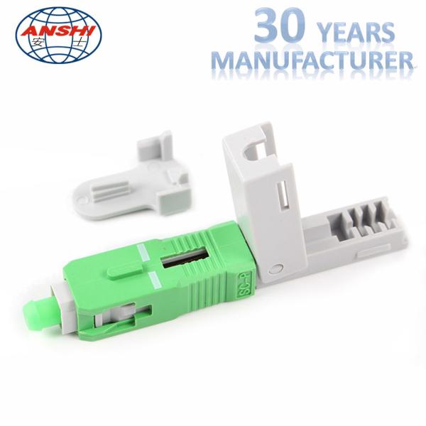 Quality FTTH SC APC Singlemode Fiber Optic Accessories for sale
