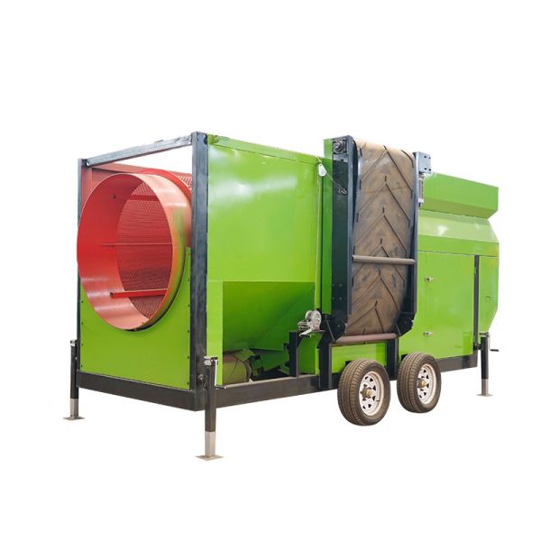 Quality 60m3/h Capacity Gold Roller Vibrating Screen Compost Drum Sieve Machine for for sale