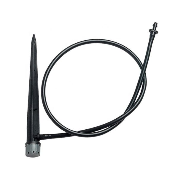 Quality Normal Style Watering Rotating Sprinkler for Home Garden Plastic One Branch Tube Bend for sale