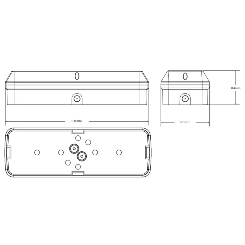 PL5 Bulk Head LED Porch Light installation example