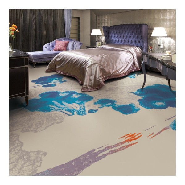 Quality Simple Design Nordic Style 100% Nylon Printed Carpet With Action Backing for sale
