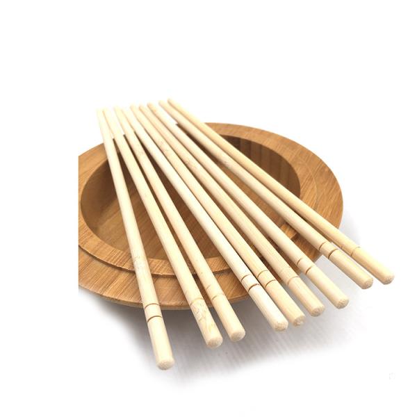 Quality Natural Color Round Bamboo Chopsticks Grade A Chinese Bamboo Chopsticks for sale