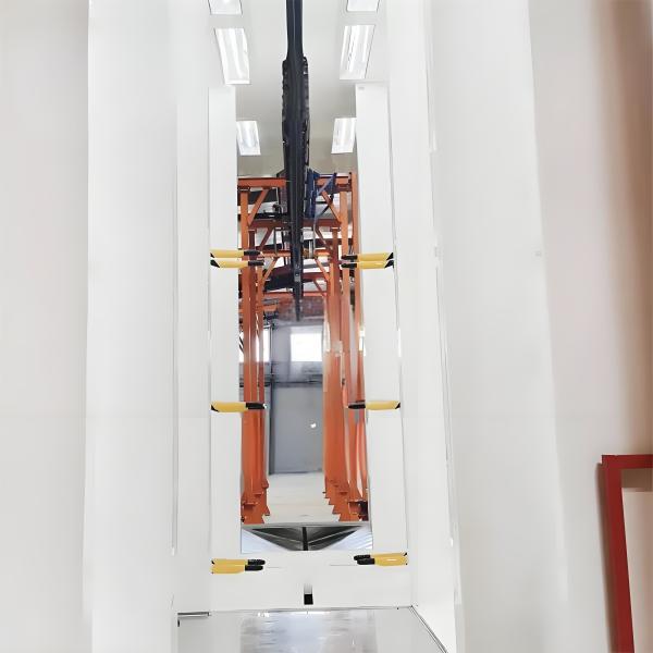 Quality Fast Change Color Powder Coating Booth with Cyclone Recovery System for sale