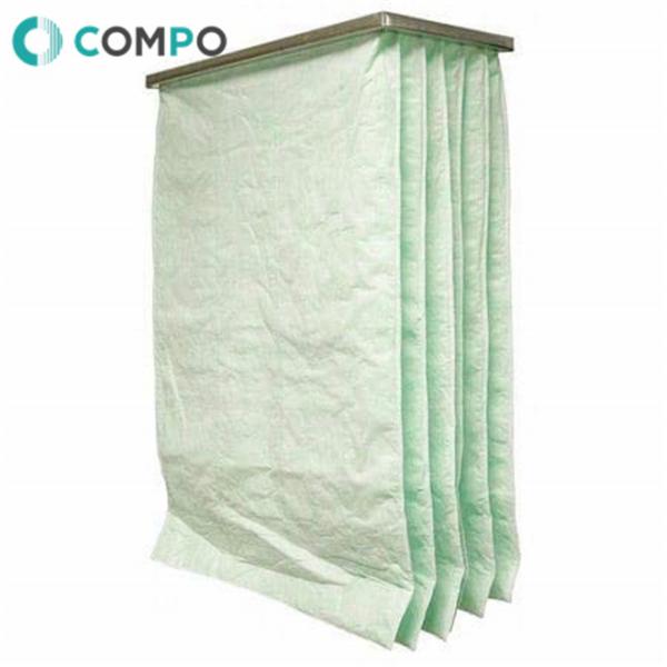 Quality Fiberglass Pocket Air Conditioning Air Filter AHU Dust Collector Bag Filter for sale