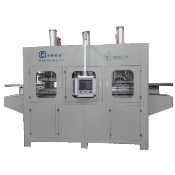 Quality Easy Operate Sugarcane Bagasse Plates Machine , Bamboo Cutlery Making Machine for sale