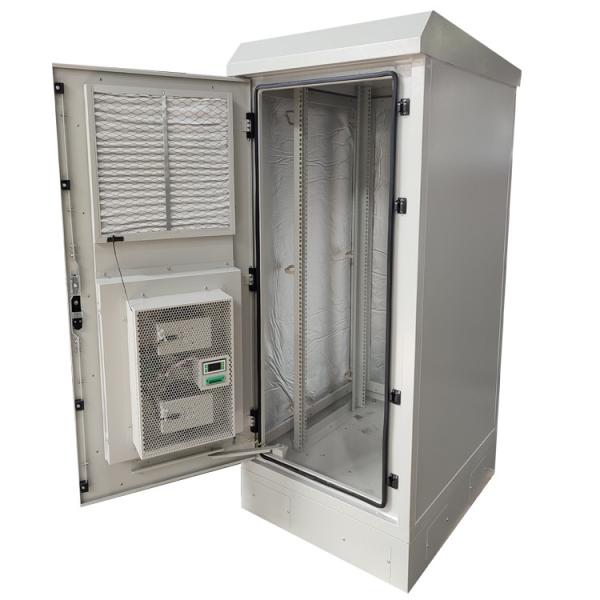 Quality IP55 19 Inch Rack Outdoor Telecom Cabinet With Centrifugal Fan for sale