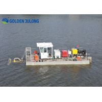 Quality Hydraulic Auger Head Suction Self Propelled Dredge For Shallow Dredging for sale