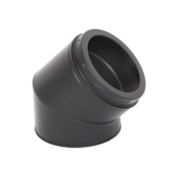 Quality Double Wall Angled Chimney Pipe , 90 Degree Stove Pipe With Twist Lock System for sale