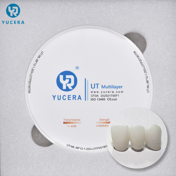Quality 1450℃ Translucent Zirconia Blocks for sale