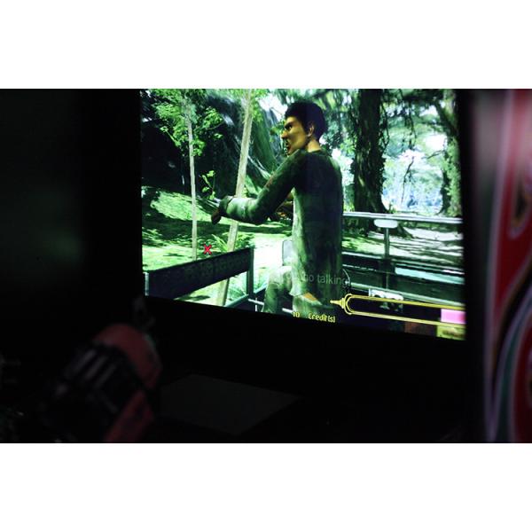 Quality 55 inch arcade Lets Go Jungle Dynamic Seats Coin Operated Gun Shooting Simulator for sale