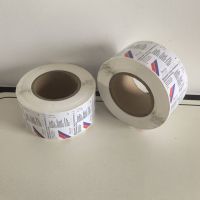 Quality Adhesive Paper Custom Self Adhesive Package Labels Roll Printed Stickers for sale