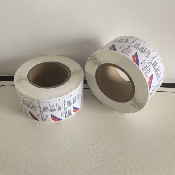 Quality Adhesive Paper Custom Self Adhesive Package Labels Roll Printed Stickers Waterproof Food Safety Label for Food Packaging for sale