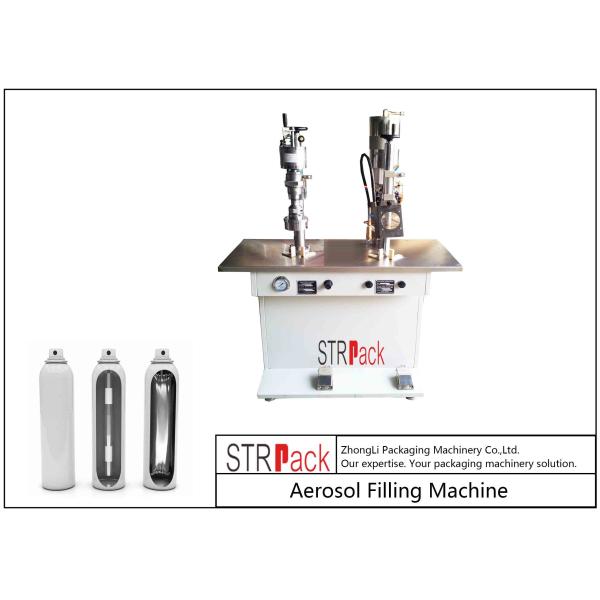 Quality Electronic Control Aerosol Filling Machine , Bag On Valve Filling Machine for sale