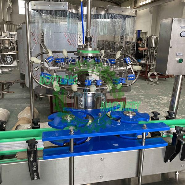 Quality 1500BPH Drinking Water 0-2L PET Auto Bottle Filling Machine for sale