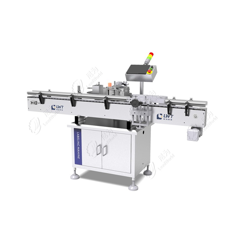 Round bottle labeling machine