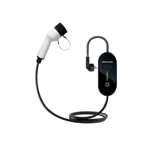 Quality LED Display Portable EV Charging Station 16 Amp 32 Amp Evse Adjustable Current for sale