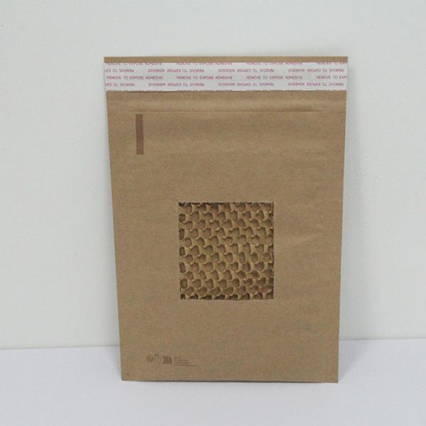 Quality Custom Degradable Mailing Bags 25x35cm Floral / Geometric Honeycomb Padded Mailer for sale
