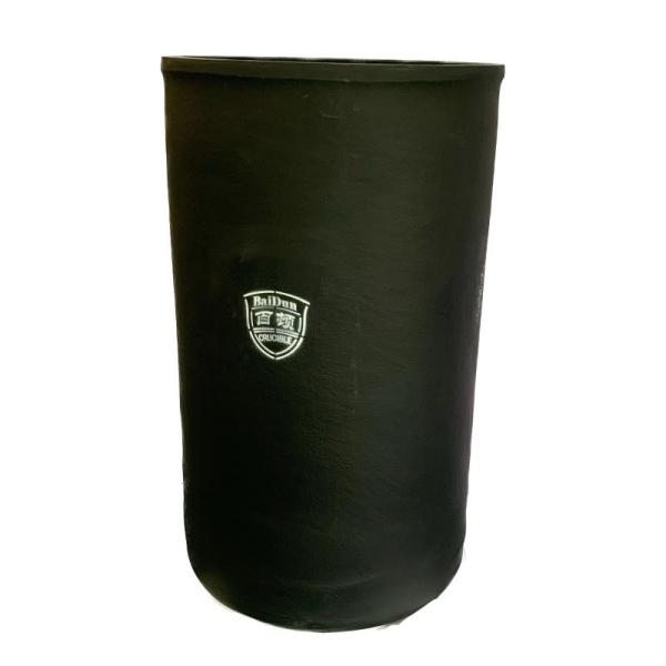 Quality Round Silicon Carbide Crucible Acidic / Basic Resistant 150kg Capacity Long Life for sale