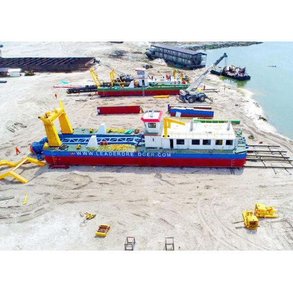 Quality Large Stationary Dual Pump Dredger Of Standardised Design 12000m³ / H Capacity for sale