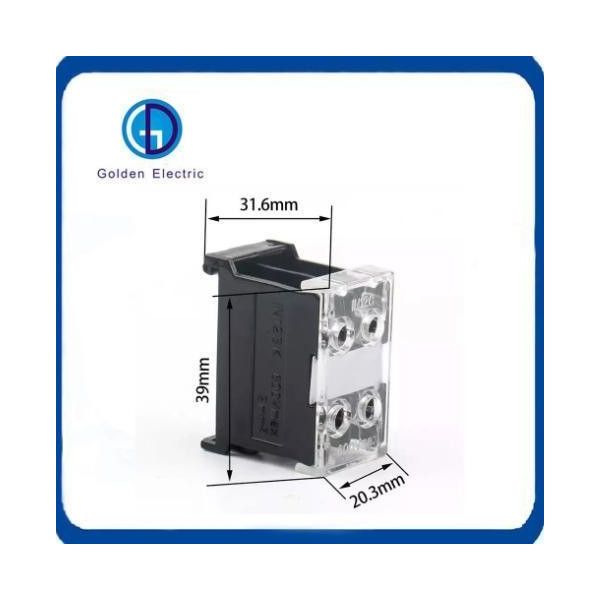 Quality 20A 600V 2mm Fixed Connection Terminal Blocks in Series 12bk for Current for sale