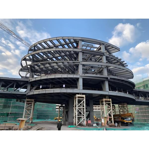 Quality Custom Design Prefabricated Shopping Mall Metal Frame Commercial Buildings Antirust for sale
