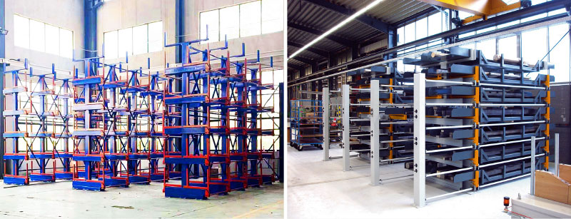 Manual Telescopic Cantilever Rack