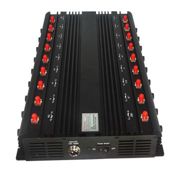 Quality 18 Channel Desktop RF Signal Jammer Cell Phone Signal Blocker Scrambler Isolator for sale