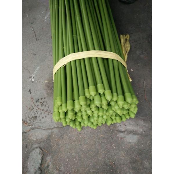 Quality 40cm 60cm 90cm 120cm Length Green Bamboo Poles Painting Green for sale