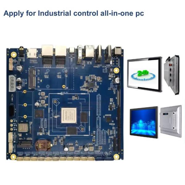 Quality RK3588 Chip Industrial ARM Board With 10/100/1000M Ethernet Support LVDS EDP MIPI HDMI VGA Display for sale
