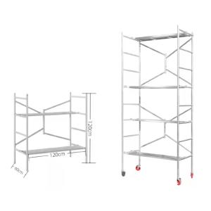 Quality Stable Heavy Scaffold Trestles Stage Setup Folding Portable With Casters for sale