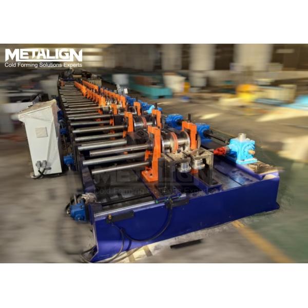 Quality METALIGN Cable Tray Roll Forming Machine With Sheet Fed Entry Adjustable Width for sale