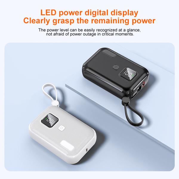 Quality 5W/7.5W Wireless Mini Power Bank 10000mAh Charge Type C Input Output Lightweight for sale