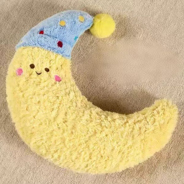 Quality Moon-Shaped Plush Pet Pillow - Cushiony Dog & Cat Bed for Small Pets, Thick for sale
