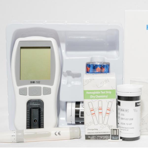 Quality 1200mAh Microtouch Home Hemoglobin Analysis Digital Meter BHM-101 for sale