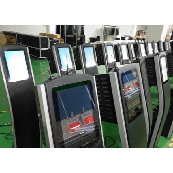 Quality 12.1 13.3inch LCD info kiosk with capacitive touch screen and thermal printer for sale