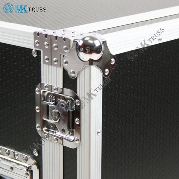 Quality Customized 10U 12U 14U 16U Flight Case with 9mmplywood and Honycomb Surface for sale