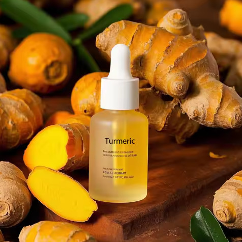 Quality Turmeric Organic Anti Aging Face Oil Vitamin C Facial Whitening Serum Skin Care Product Lightening for sale