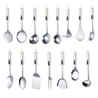 Quality 1.0mm/2.5mm Stainless Steel Kitchen Utensils Cooking Tool Set for Kitchen for sale