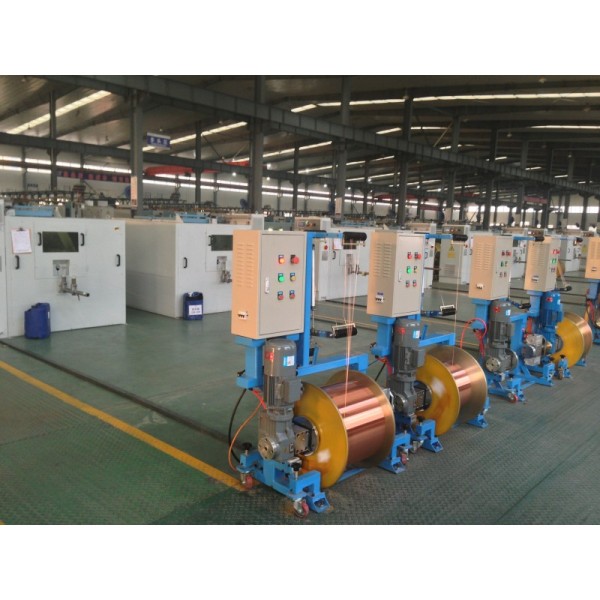 Quality Single Shaft Wire Double Twist Bunching Machine PLC Control Plastic Extrusion for sale