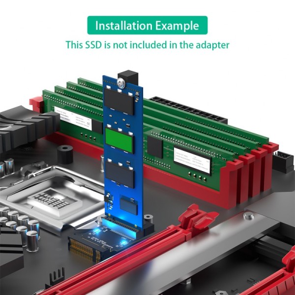 Quality NGFF (M.2) Key-M Nvme SSD To NGFF (M.2) Key A / E Adapter Enhance Your System for sale