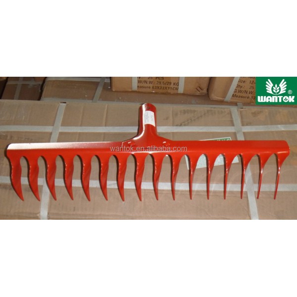 Quality Effortless Yard Maintenance with Durable Garden Rake and Twisted Teeth Design for sale