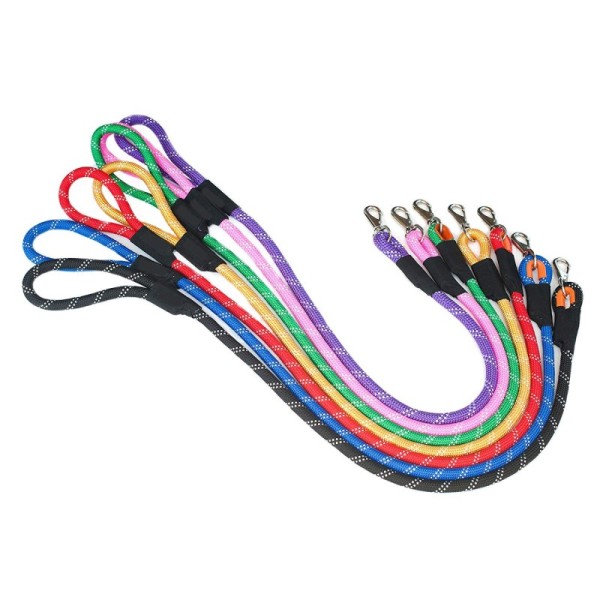 Quality Flexible Pet Traction Nylon Dog Lead Tough Climbing Rope Red Green Black Available for sale